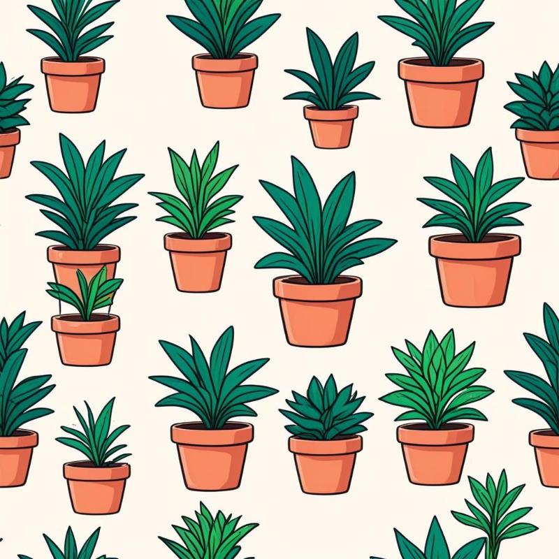 Cute Plant Pattern - Etsy