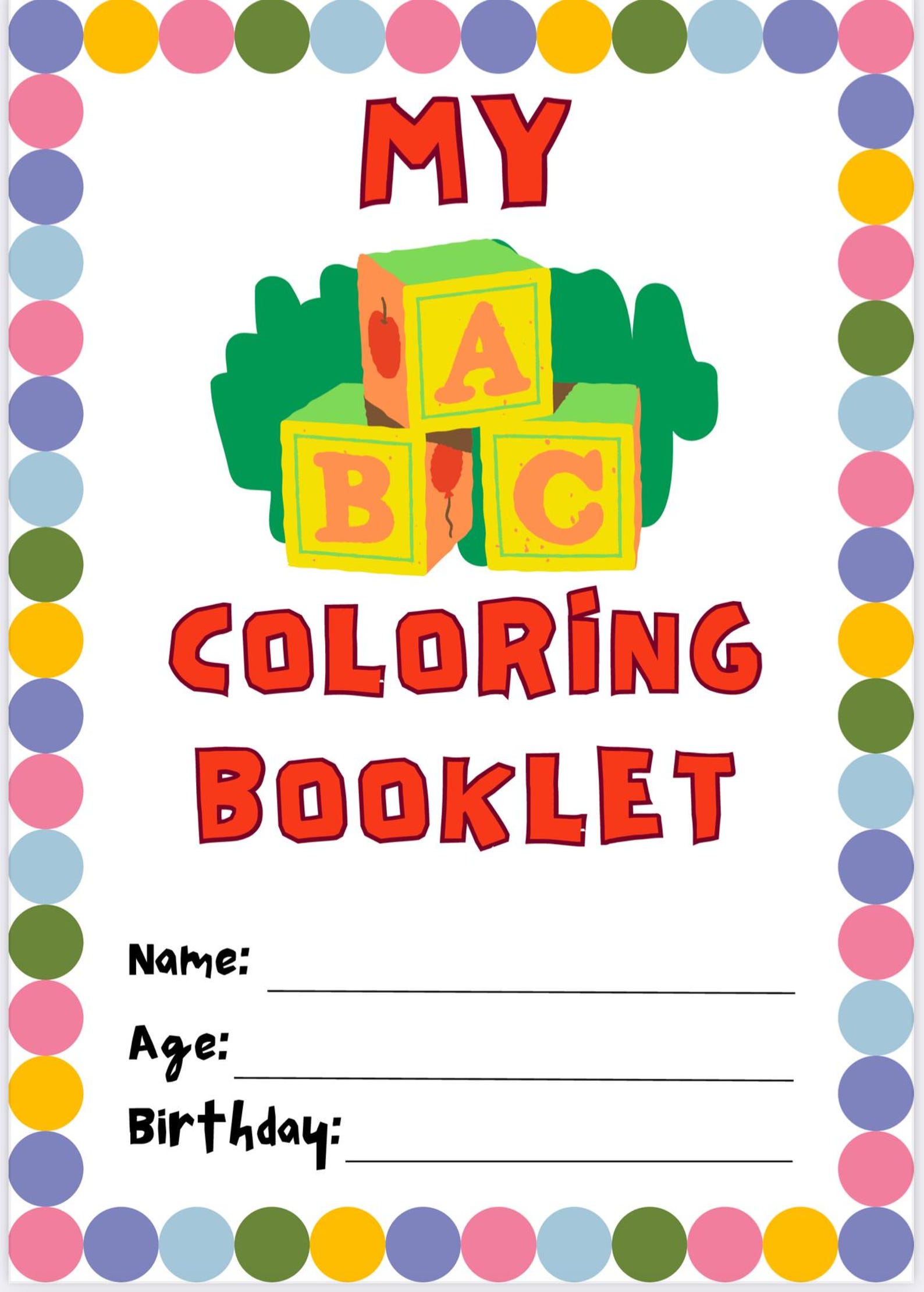 ABC Coloring Book for Kids | Learn Alphabet With Fun Fruits | Instant ...