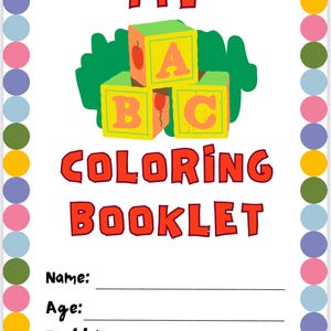 ABC Coloring Book for Kids | Learn Alphabet With Fun Fruits | Instant ...