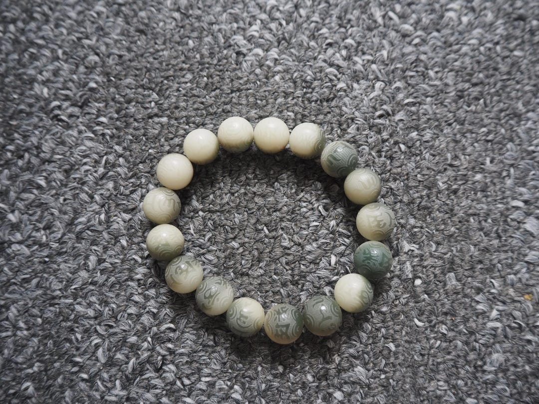 Bodhi Root Bracelet, Natural Bodhi Seed Rosary, Meditation Bracelet ...