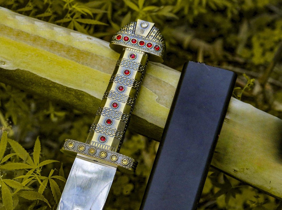 Hand-forged King Ragnar Lothbrok Sword, Authentic Viking Replica ...