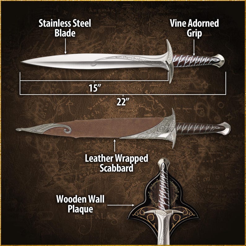 Handmade Fantasy Short Sword - Medieval Cosplay Sword Replica ...