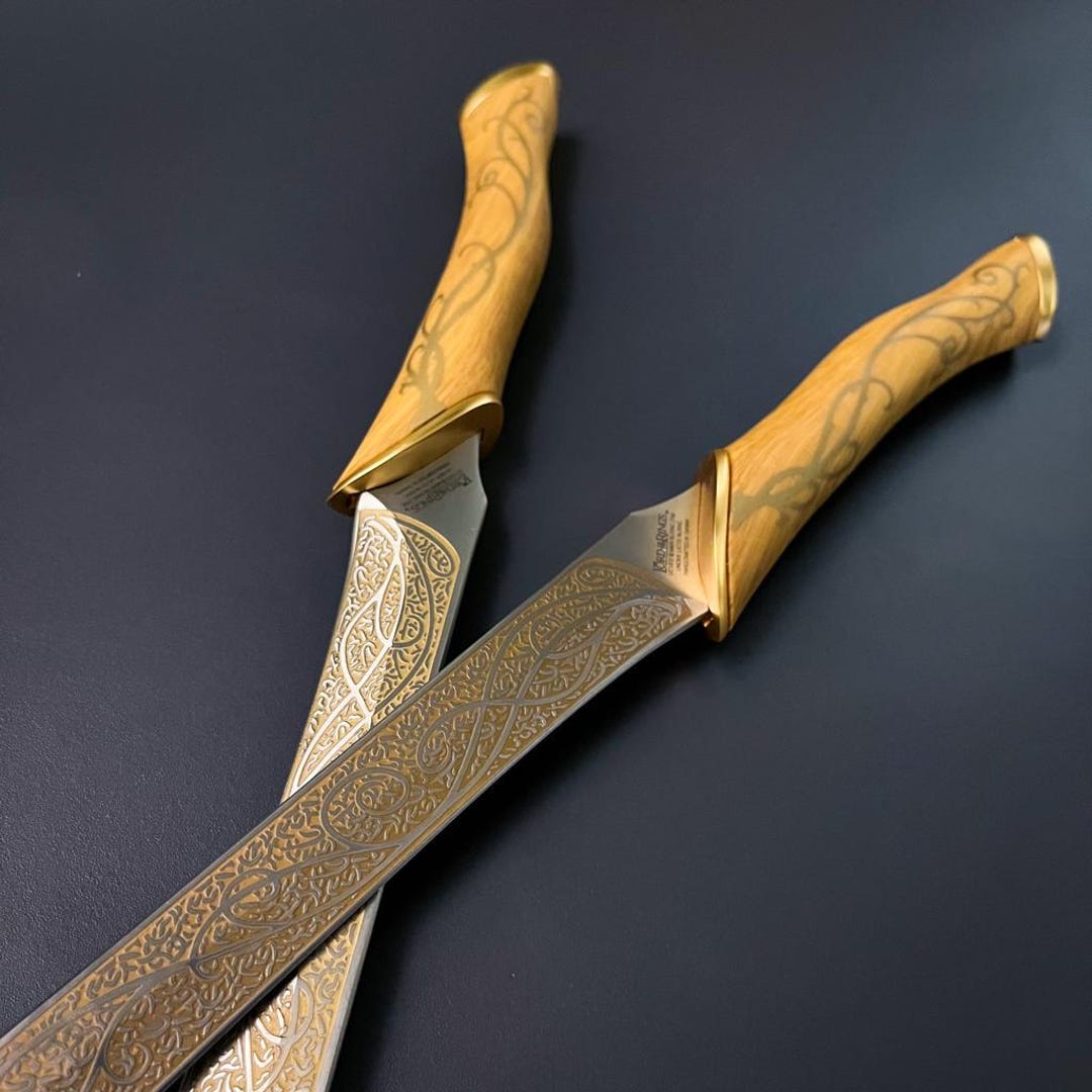 Handcrafted Fighting Knives of Legolas Greenleaf - Iconic Lotrs Elven ...