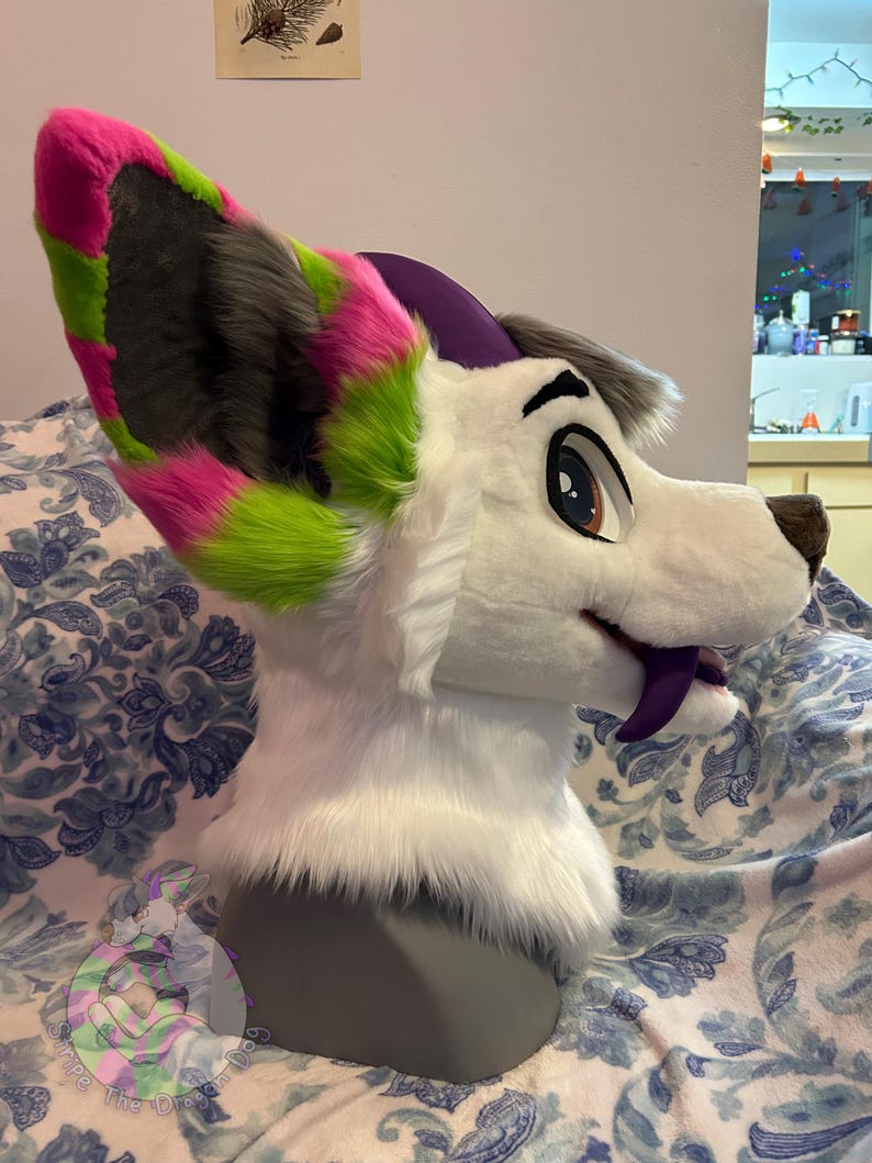 Lined Fursuit Neck Tutorial and Pattern - Etsy