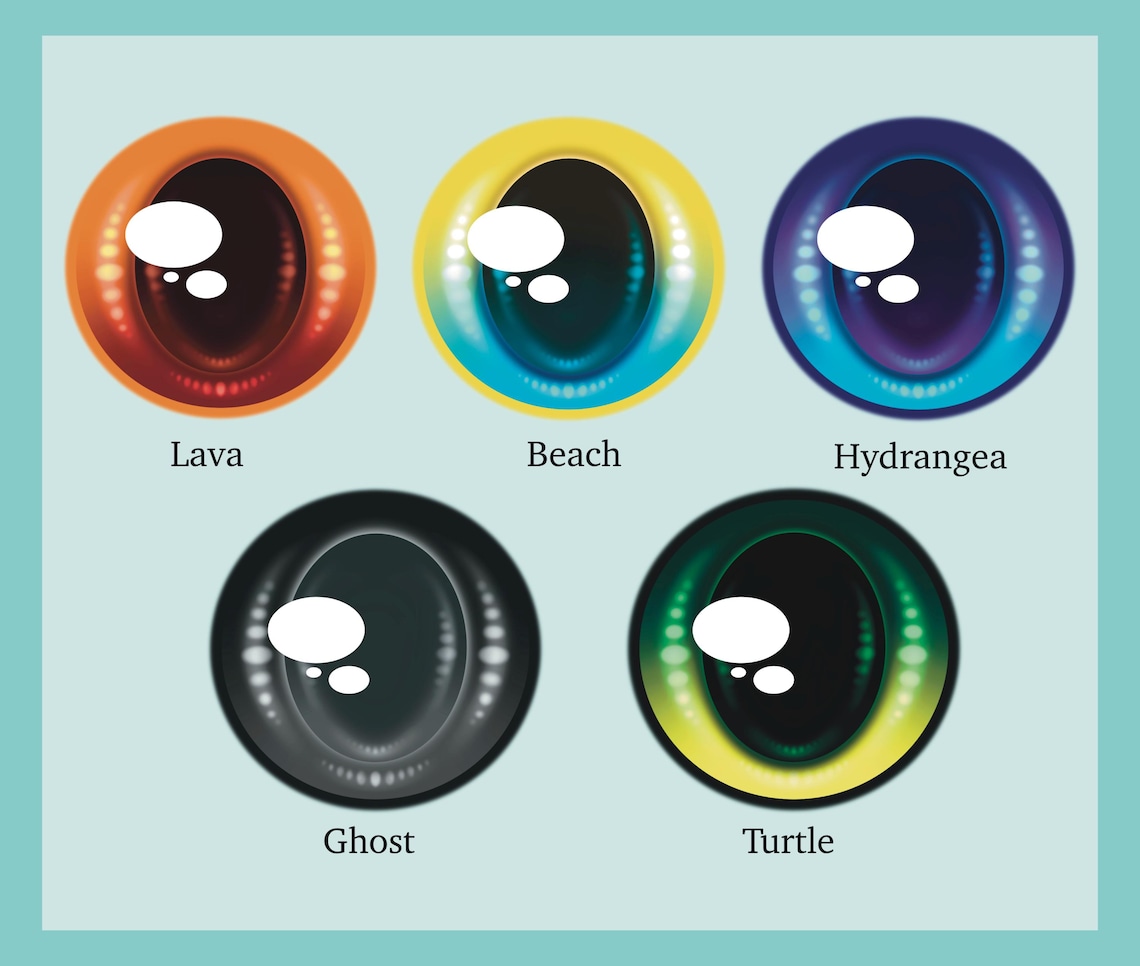 Fursuit Eye Base Set 25 Colors - Etsy