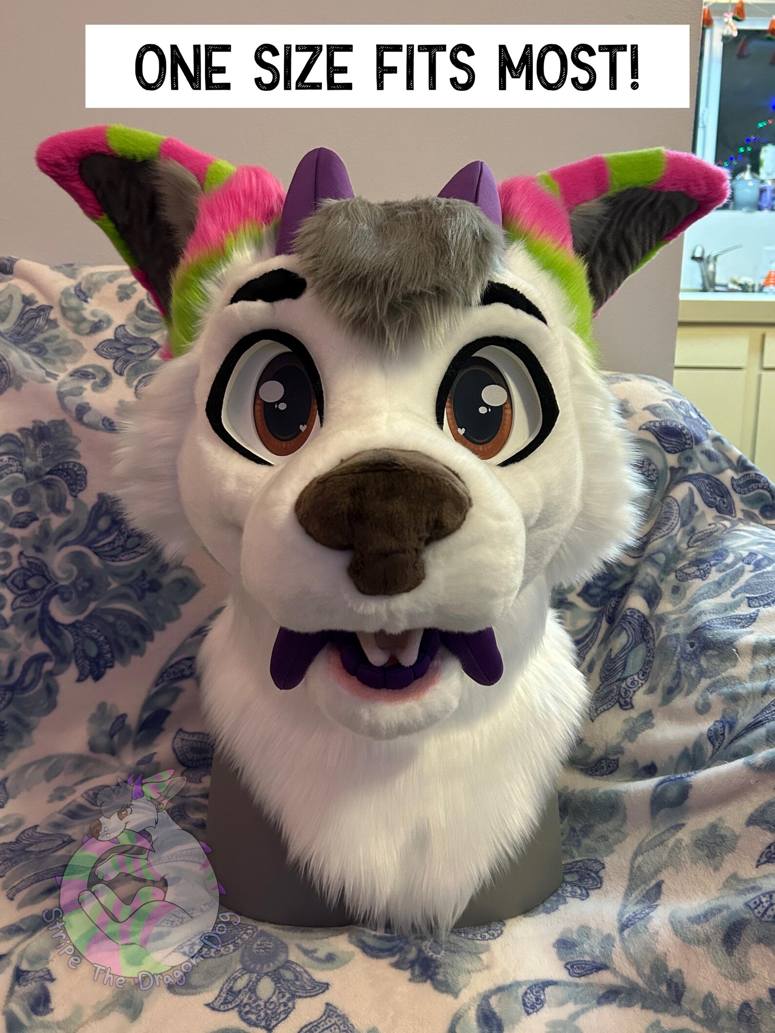 Lined Fursuit Neck Tutorial and Pattern - Etsy