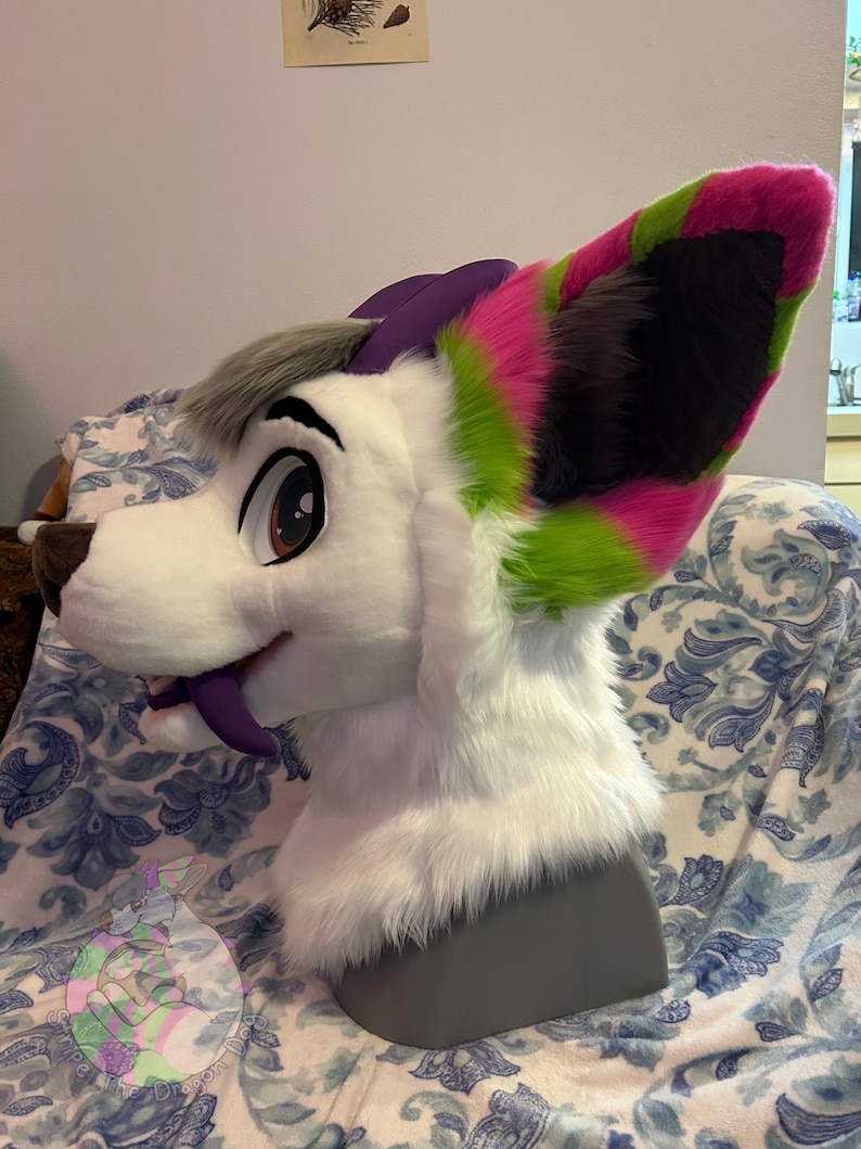 Lined Fursuit Neck Tutorial and Pattern - Etsy