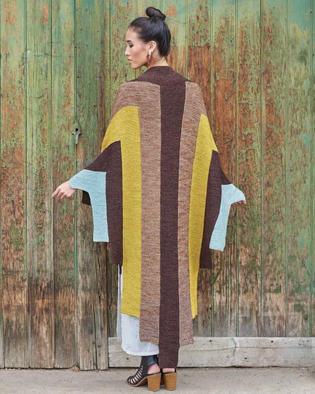 Apollo Pattern - Reversible Stripes Intarsia - DK Yarn - Intermediate ...