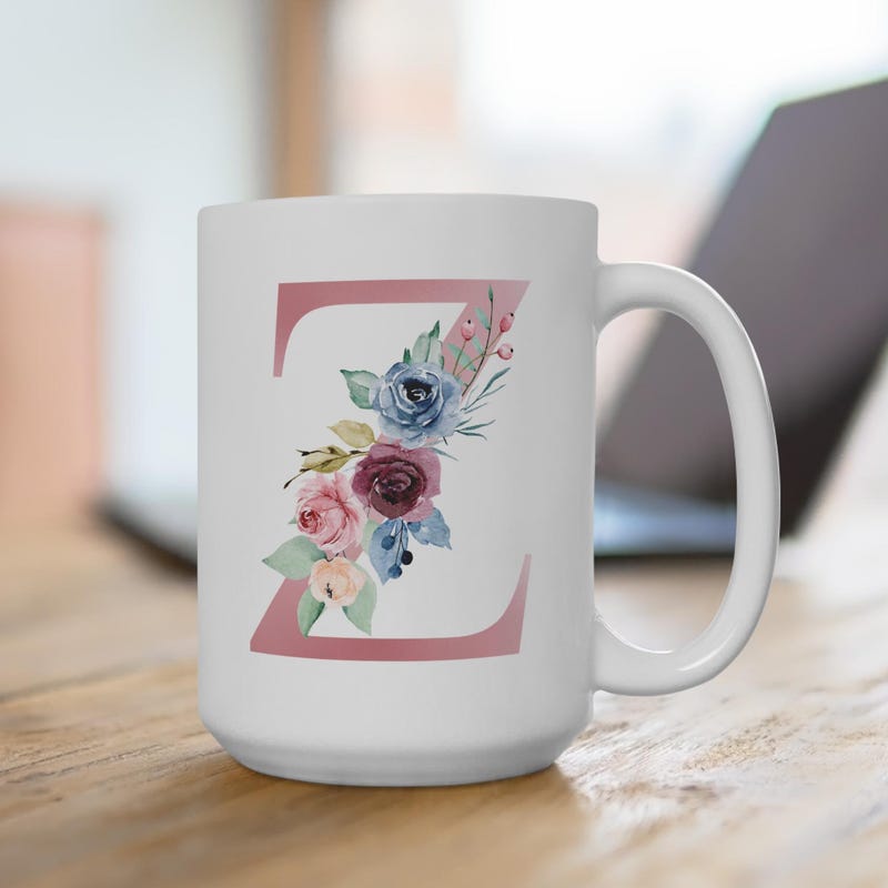 Initial Mugs - Etsy