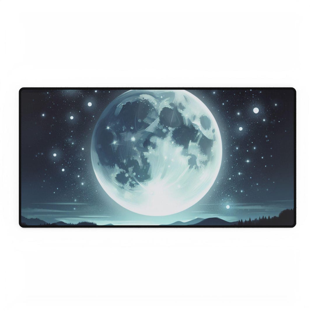 Celestial Moon Desk Mat - Etsy