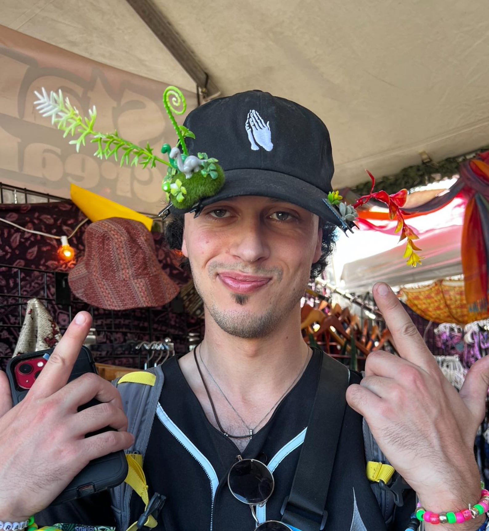 Magic Pastures Weird Sprout Hair and Hat Clips for EDM Festivals and ...