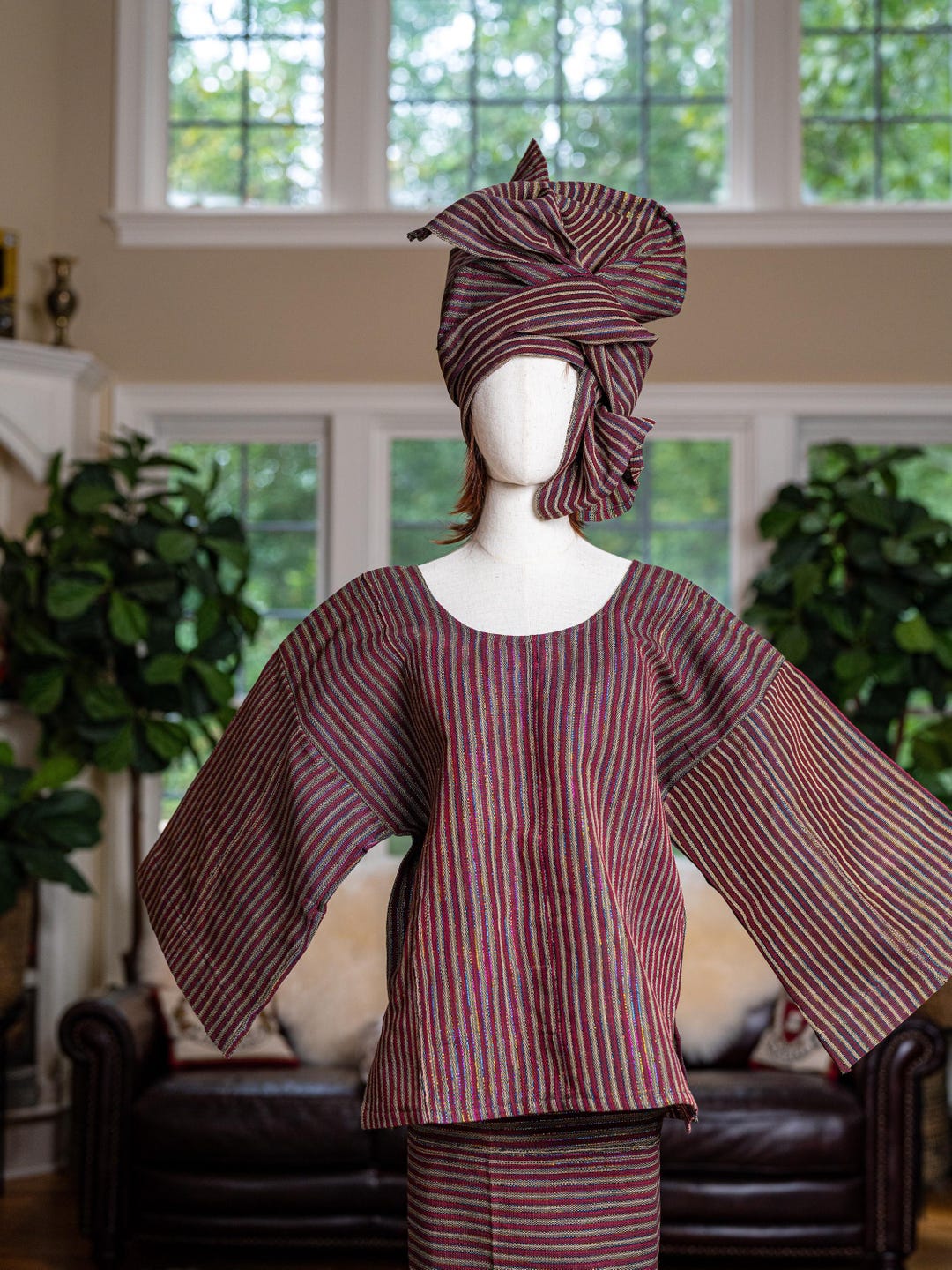 Aso Oke Female Outfit, Nigerian, West African Traditional Attire ...