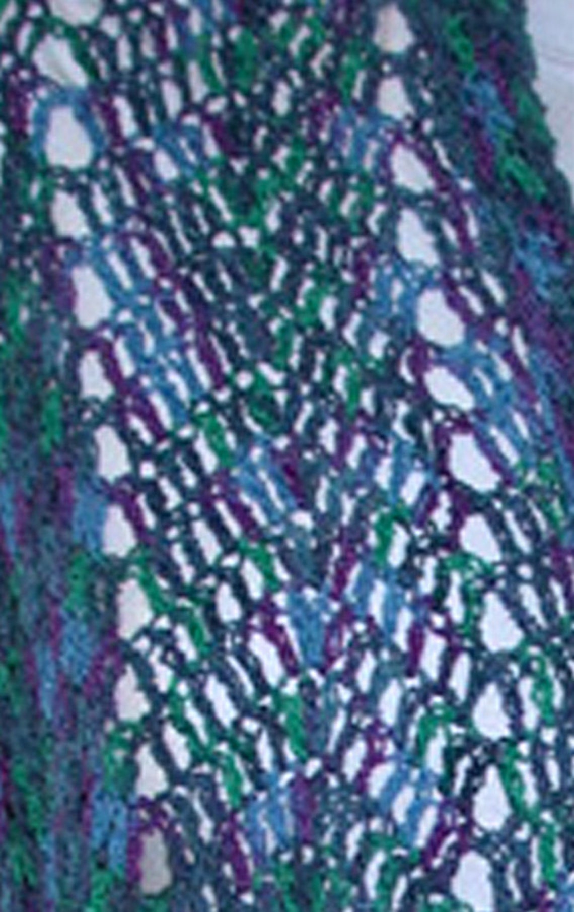 Pattern Crochet Ripple Shawl Lace - Etsy