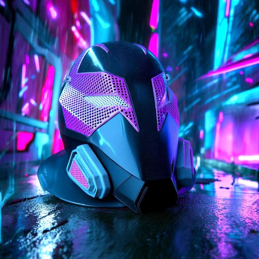 Prowler Spiderman Spiderverse Cosplay Mask Replica MK2 - Etsy