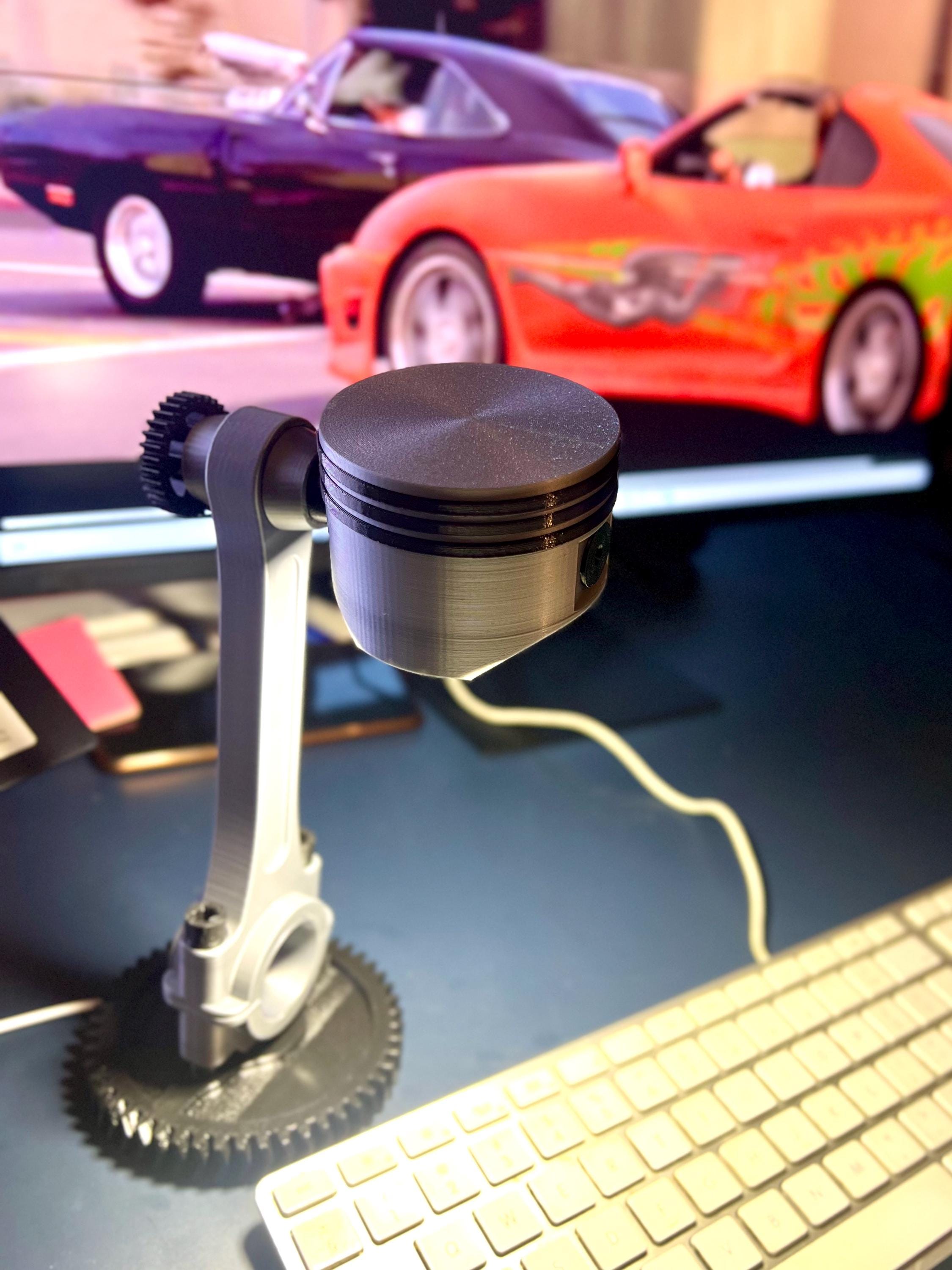 Custom 3D Printed Car Piston Desk Lamp With Rotating Head - Etsy