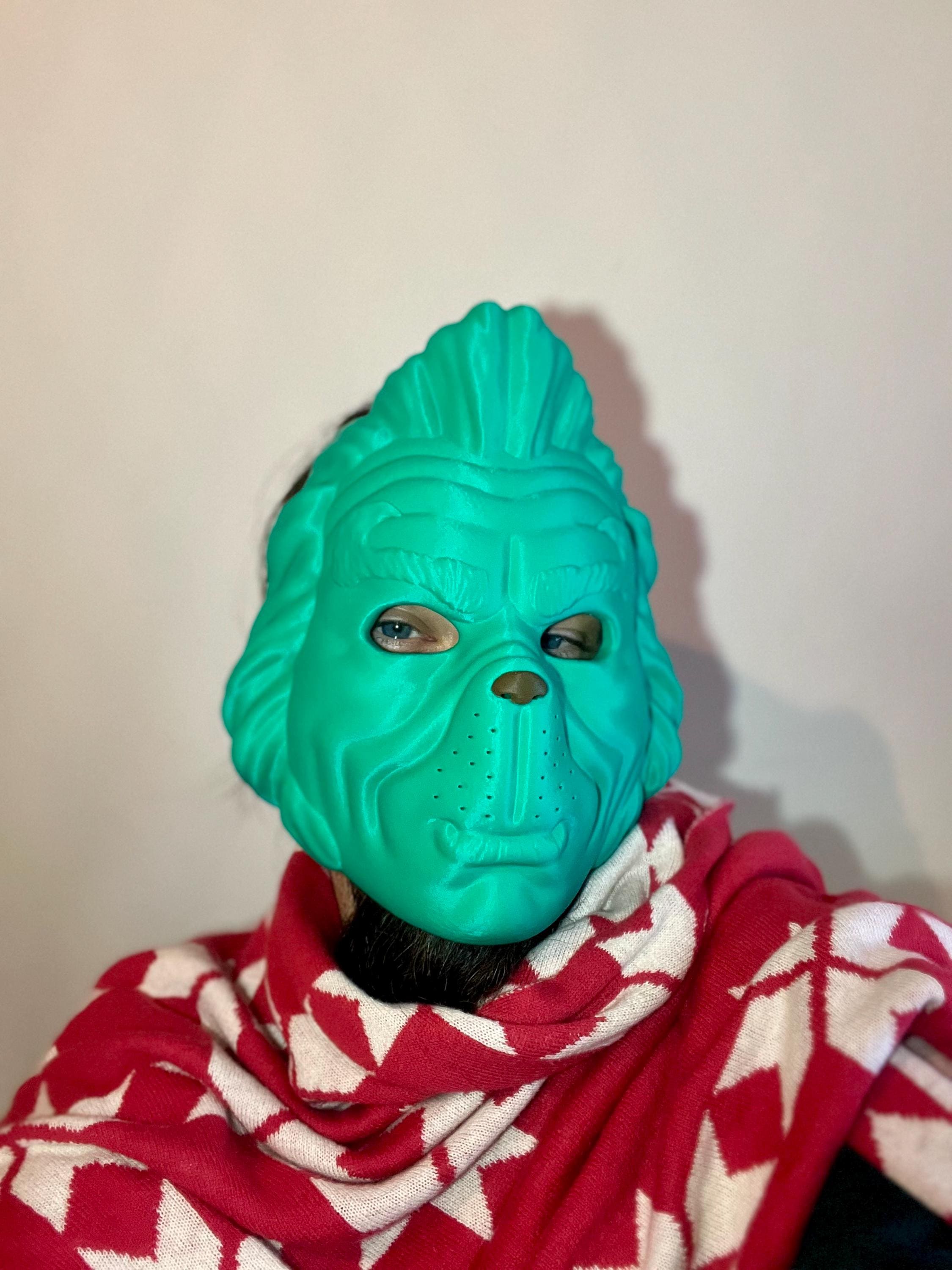 Grinch 3d-printed Kids Adult Mask Holiday Gift Cosplay - Etsy