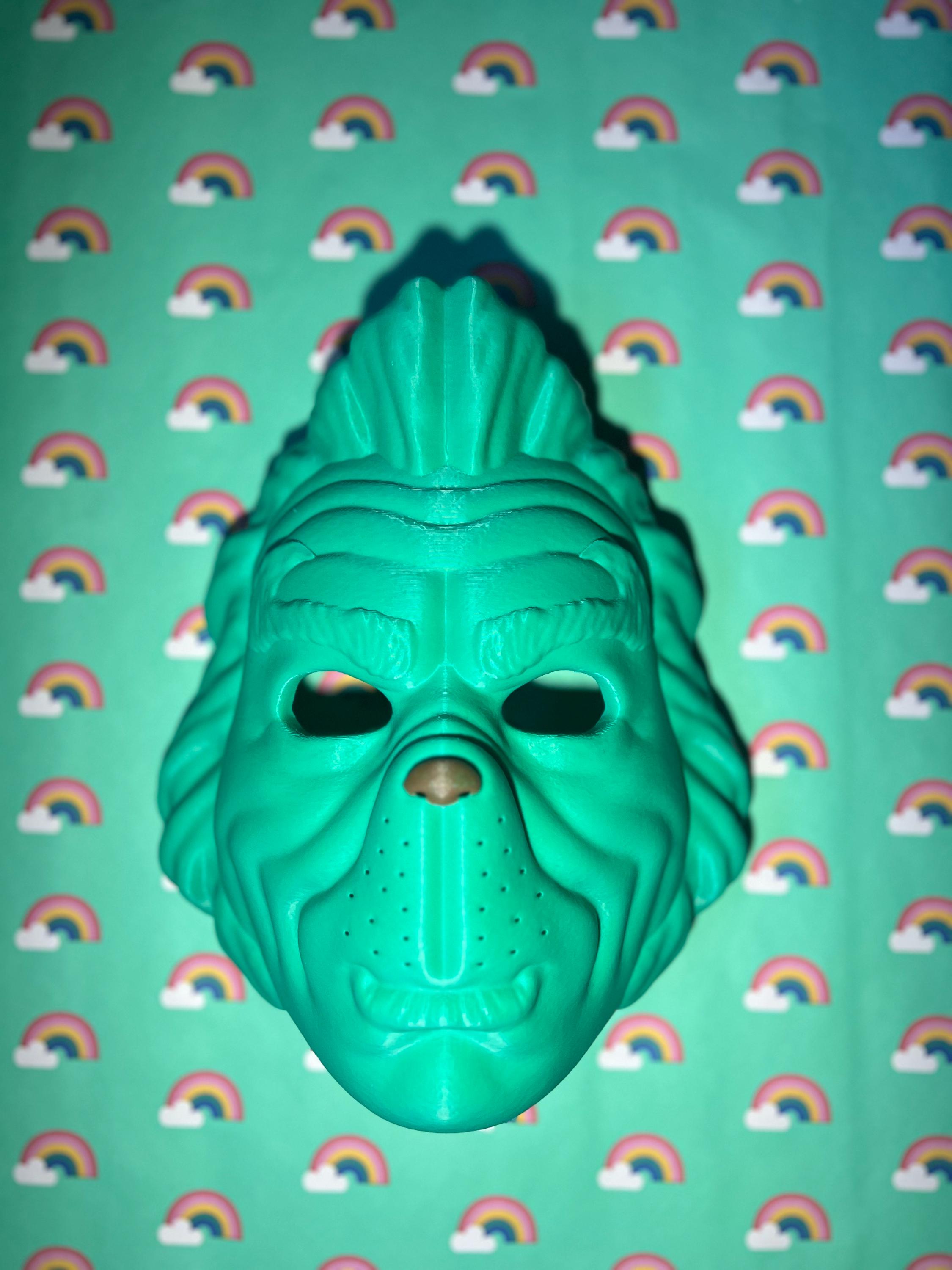 Grinch 3d-printed Kids Adult Mask Holiday Gift Cosplay - Etsy