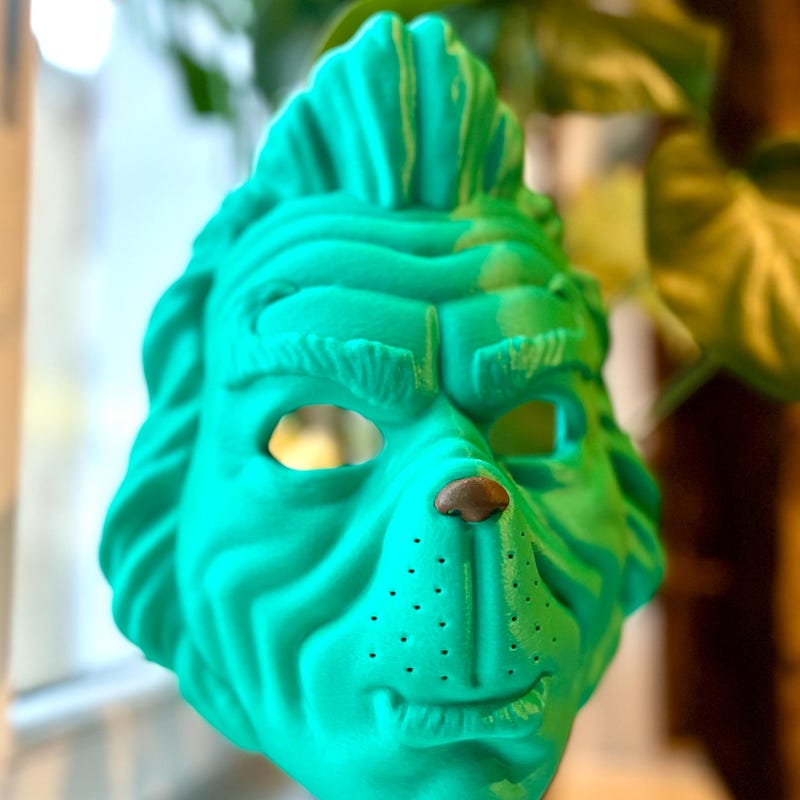 Grinch Mask - Etsy