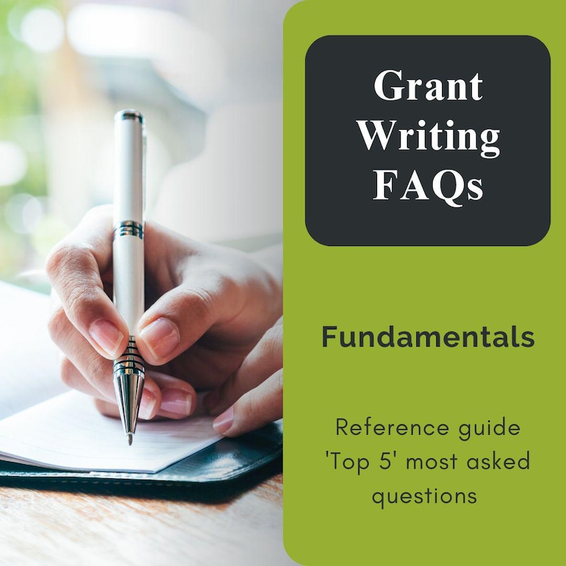 Grant Writing Faqs (fundamentals) - Etsy