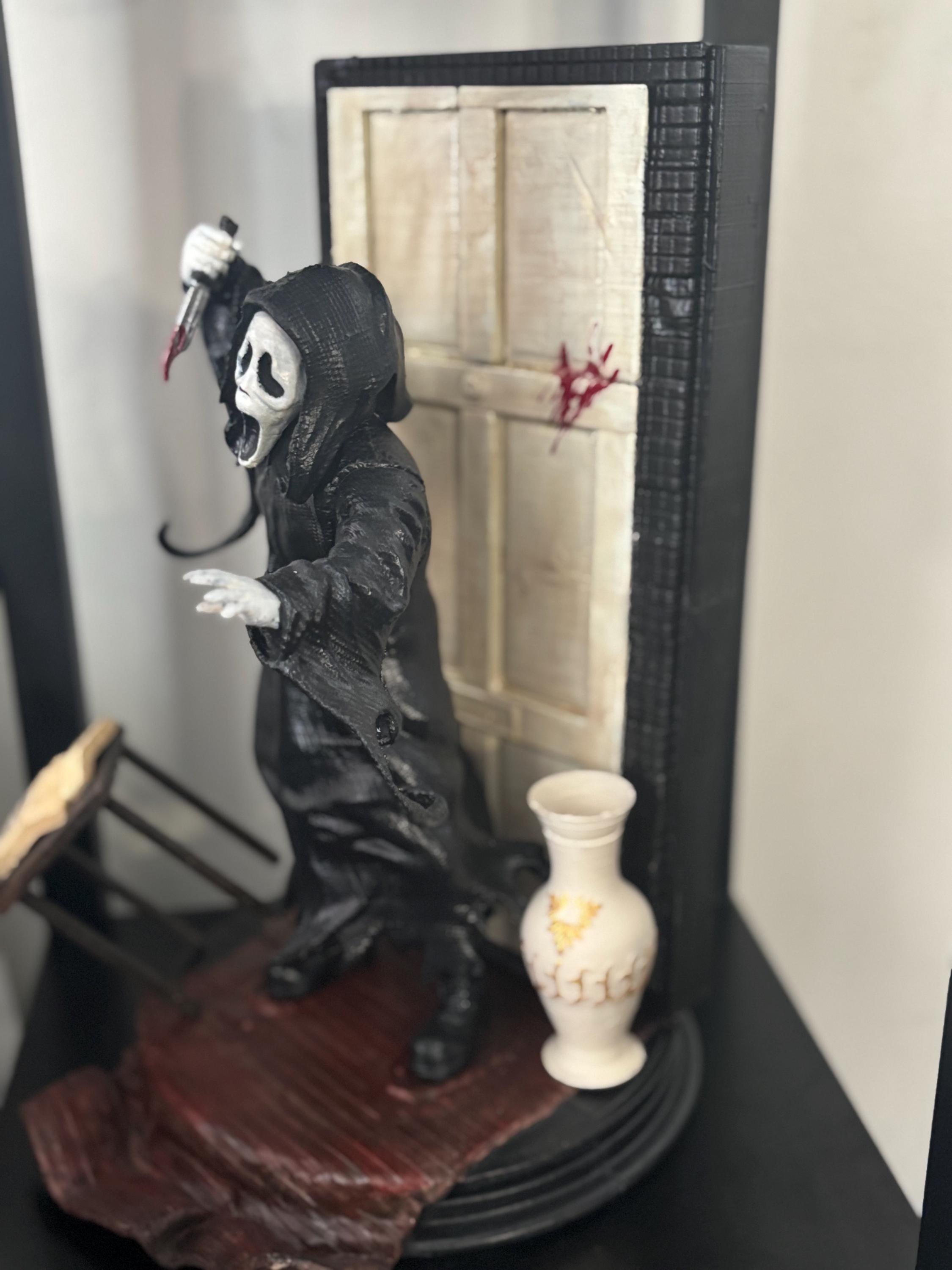 Ghostface Scream Diorama – Hand-painted Horror Collectible – Slasher ...