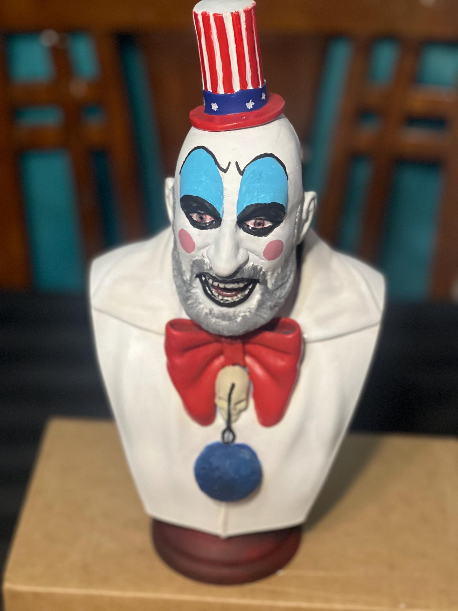 Captain Spaulding Bust: Hand-painted 3D Printed Horror Collectible - Etsy