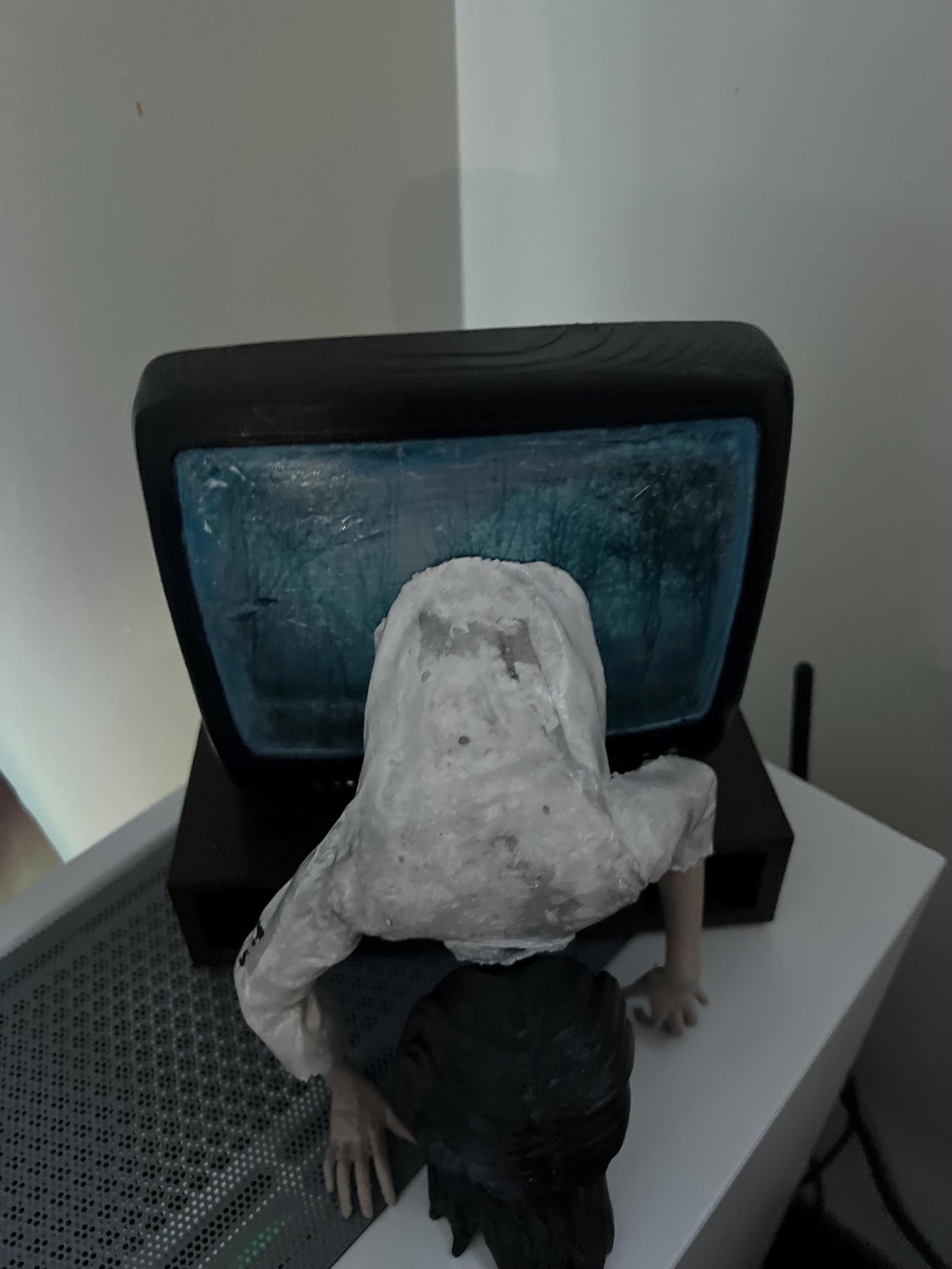 Hand-painted Samara Figurine: the Ring Creepy Ghost Decor - Etsy