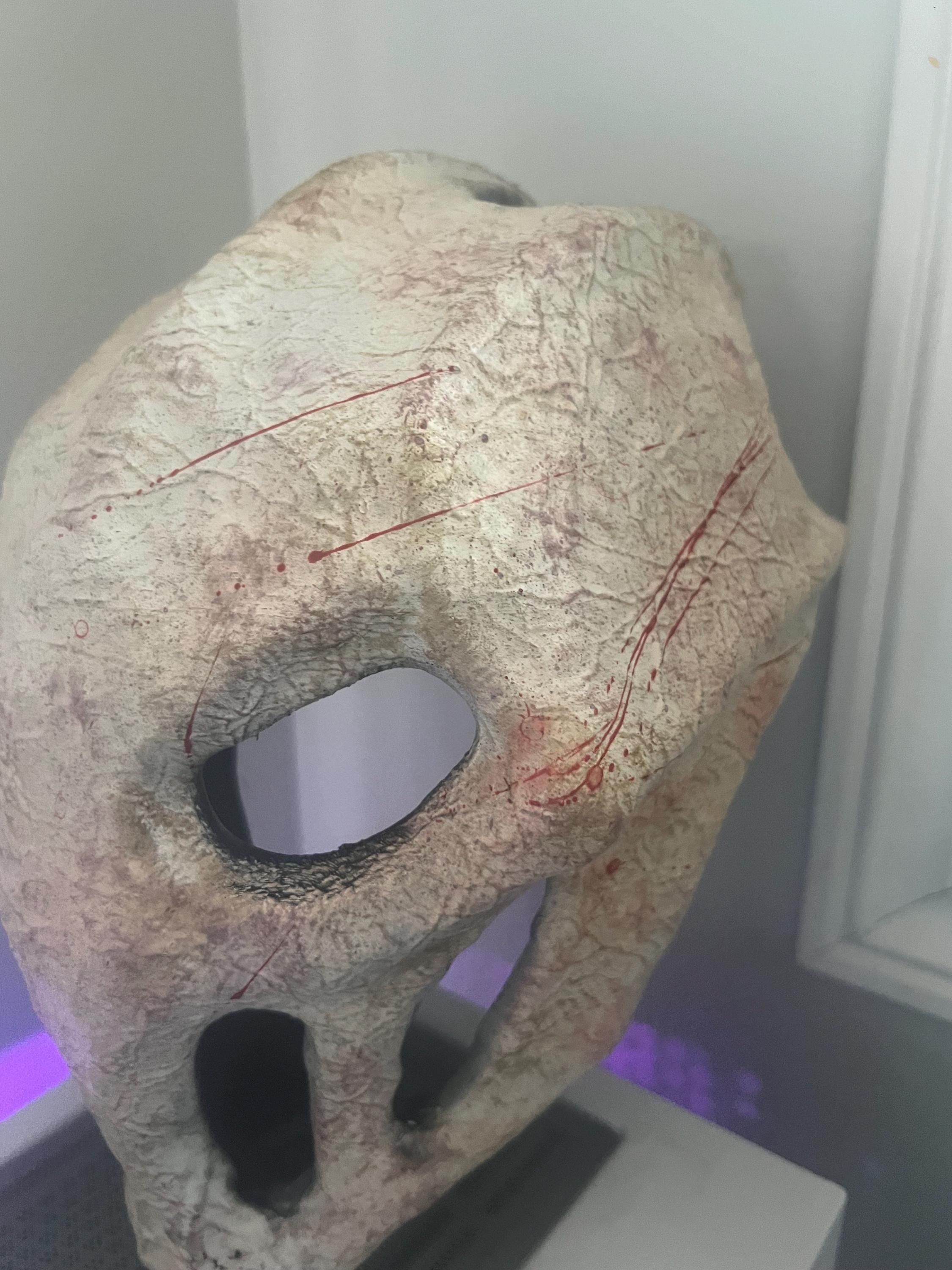 Splatterhouse Rick Taylor Helmet: Hand-painted Arcade Horror Cosplay - Etsy