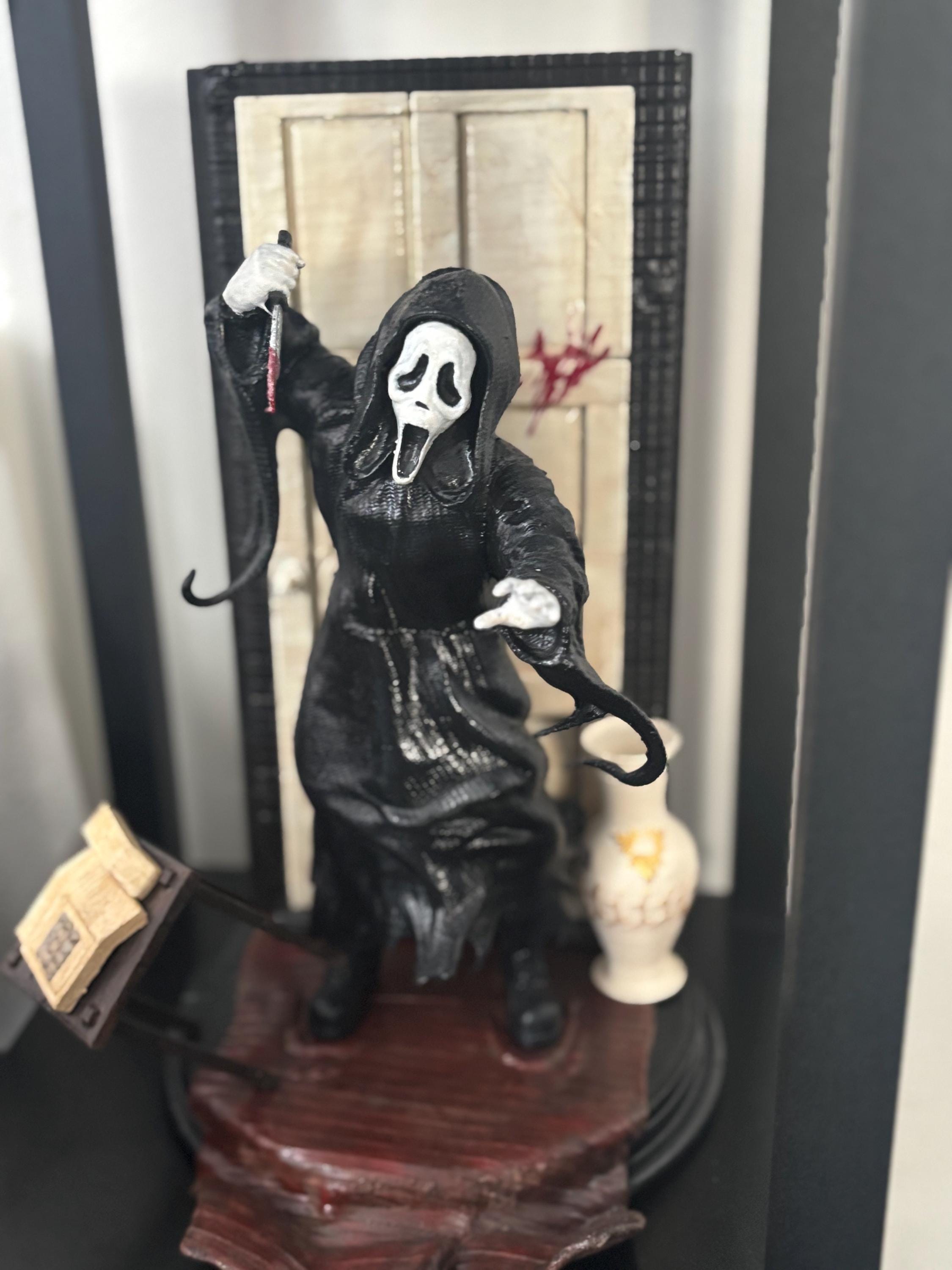 Ghostface Scream Diorama – Hand-painted Horror Collectible – Slasher ...