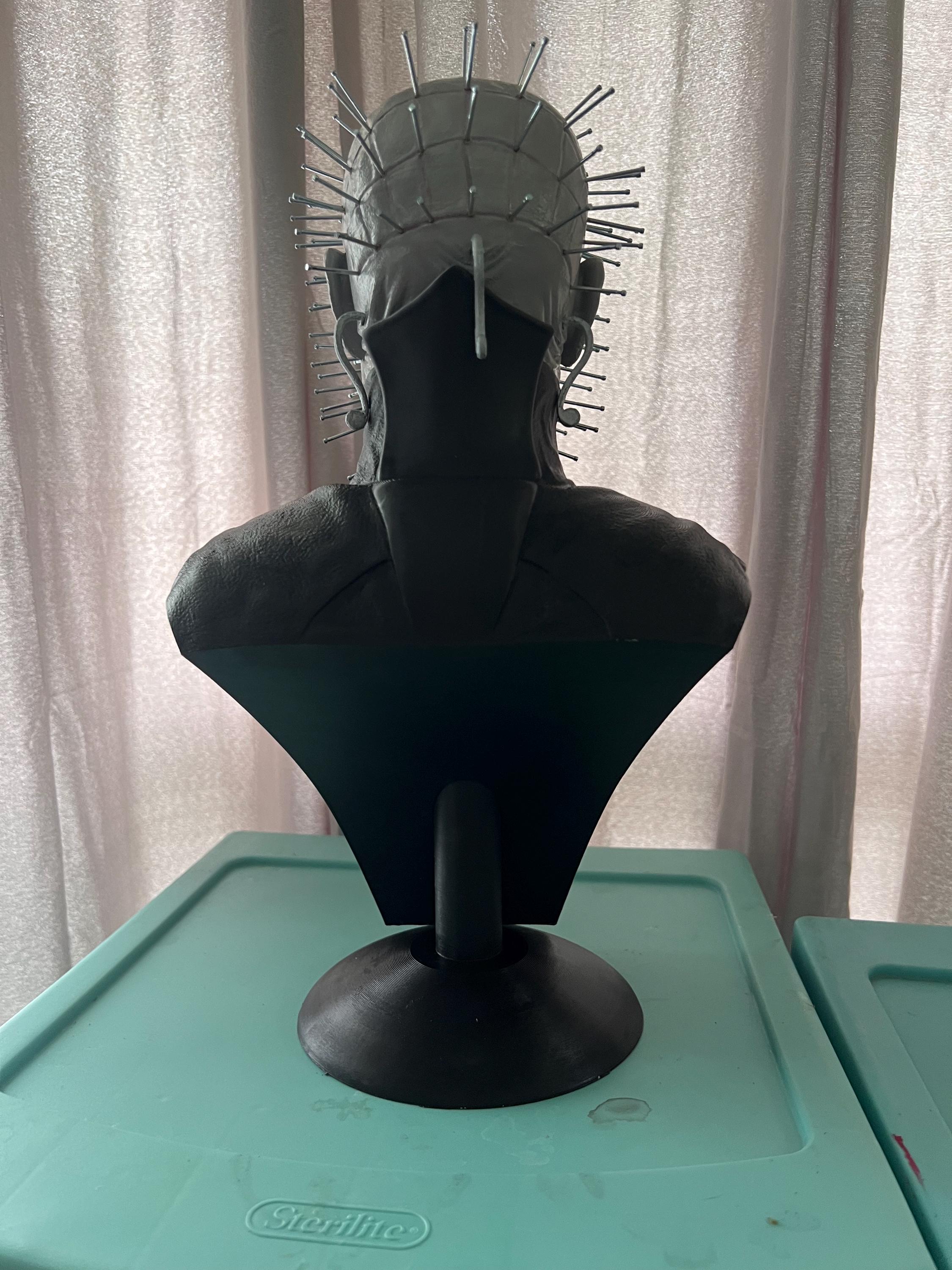 Hand-painted Pinhead Bust - Horror Movie Collectible | Hellraiser ...