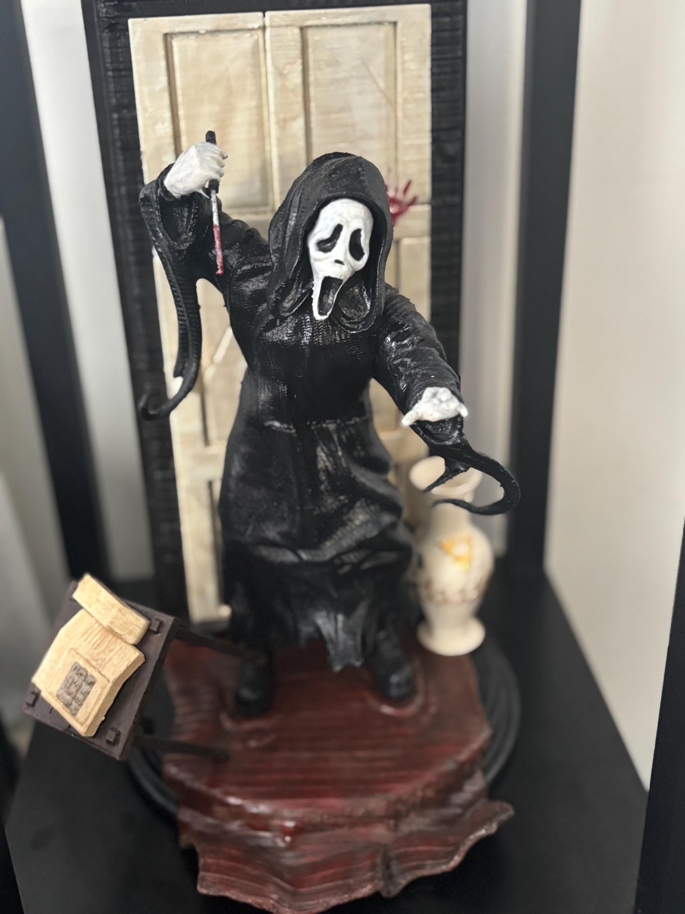Ghostface Scream Diorama – Hand-painted Horror Collectible – Slasher ...