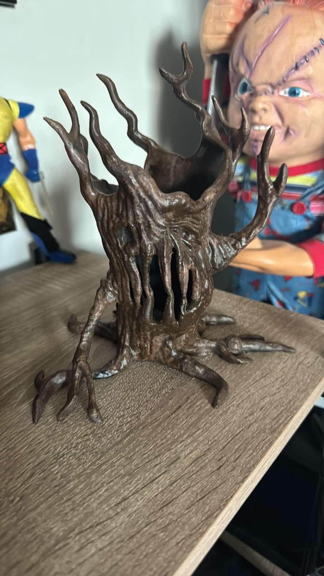 Evil Dead Kandarian Demon Tree Set Handcrafted Horror Decor, Twisted ...