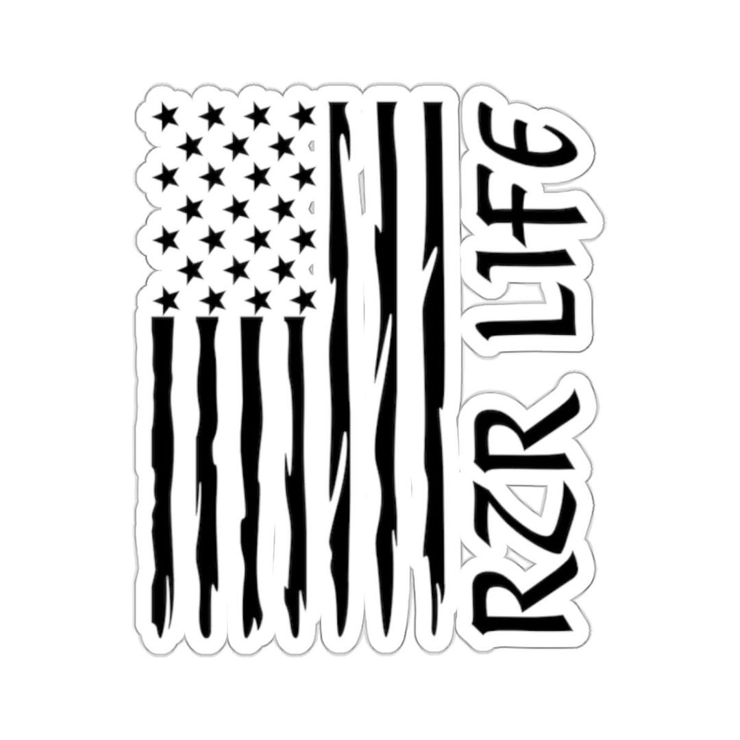RZR Life Kiss-cut Stickers | USA Flag, Off-road Adventure, Outdoor ...