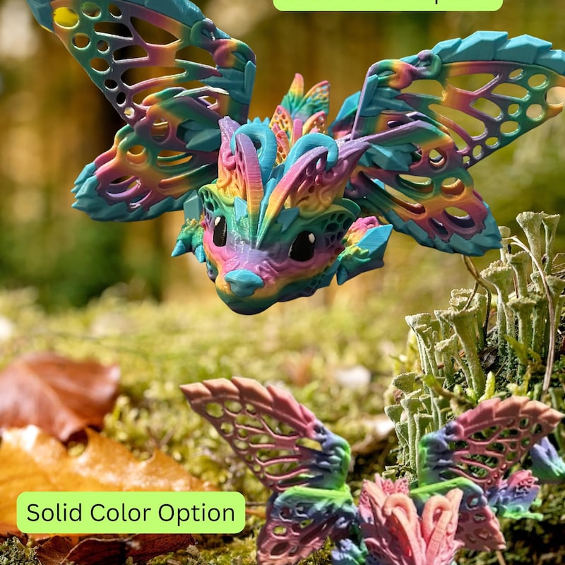 3d Fae Dragon - Etsy