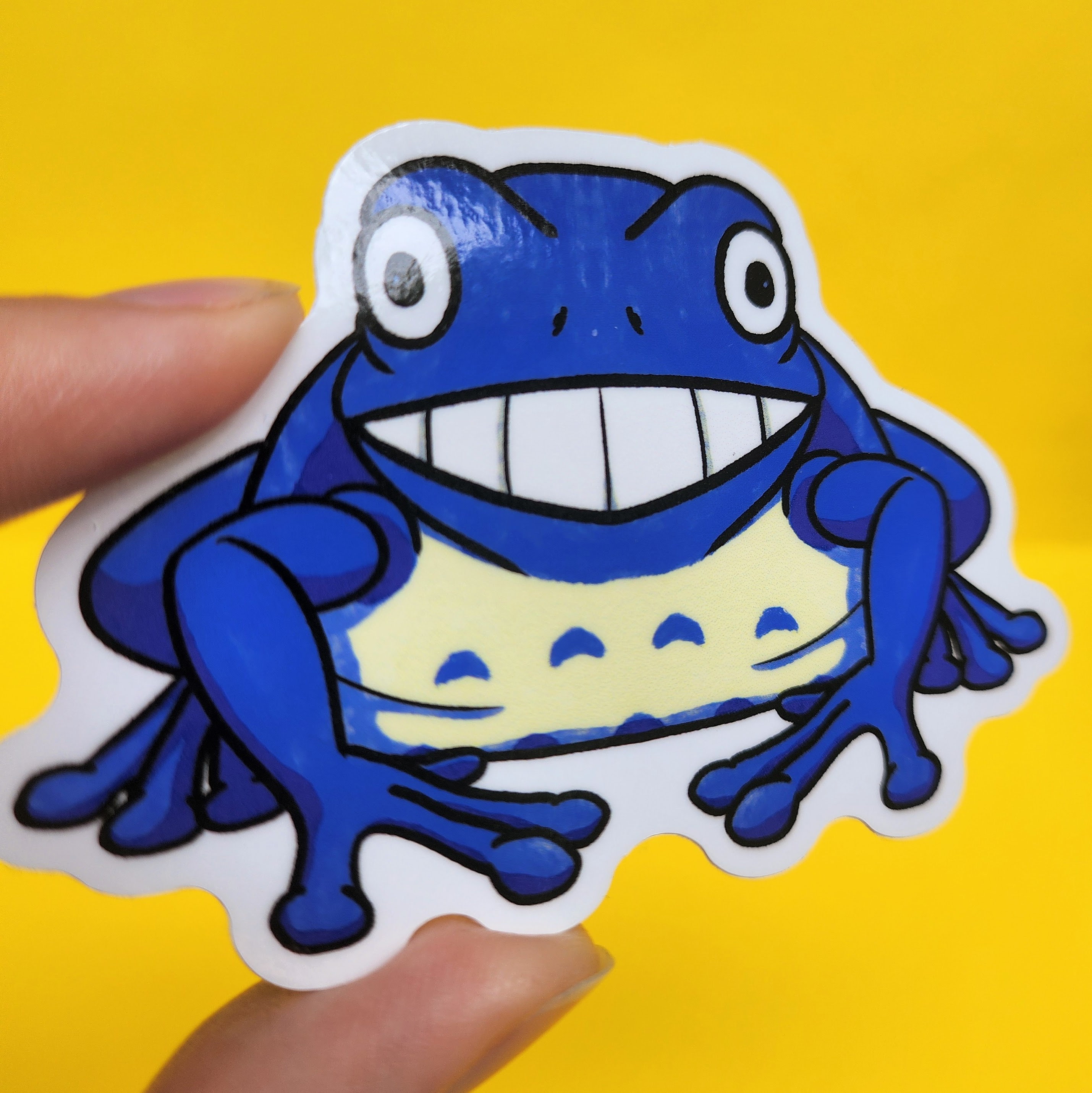 Studio Ghibli Totoro Frog Die Cut Sticker - Etsy