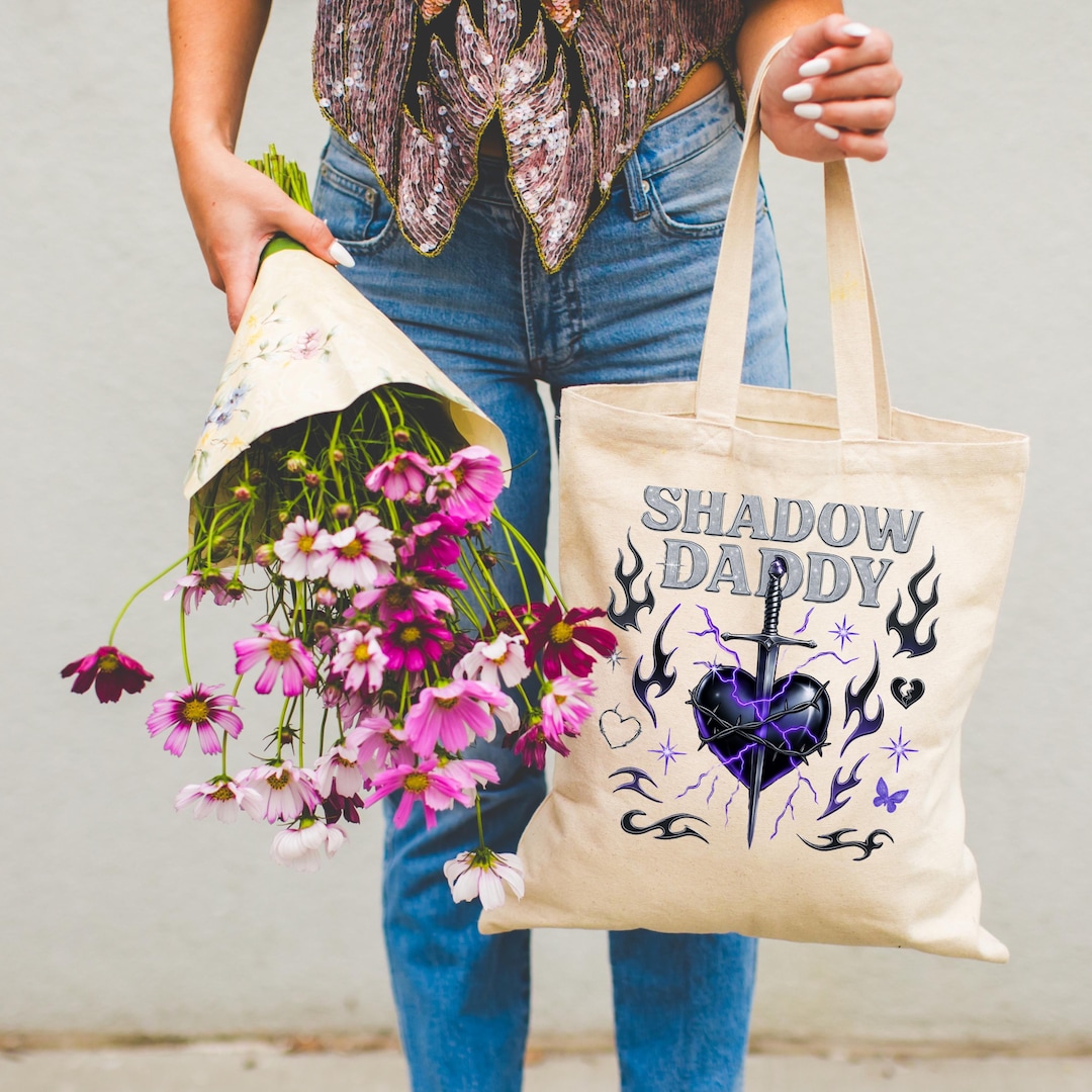 Fourth Wing Shadow Daddy Vintage Y2K Tote Bag: Holiday Bookish Merch ...