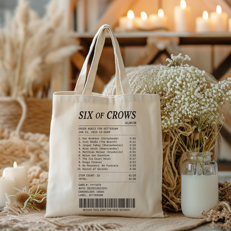Six of Crows Ketterdam Vintage Tote Bag | Grishaverse Bookish Holiday ...