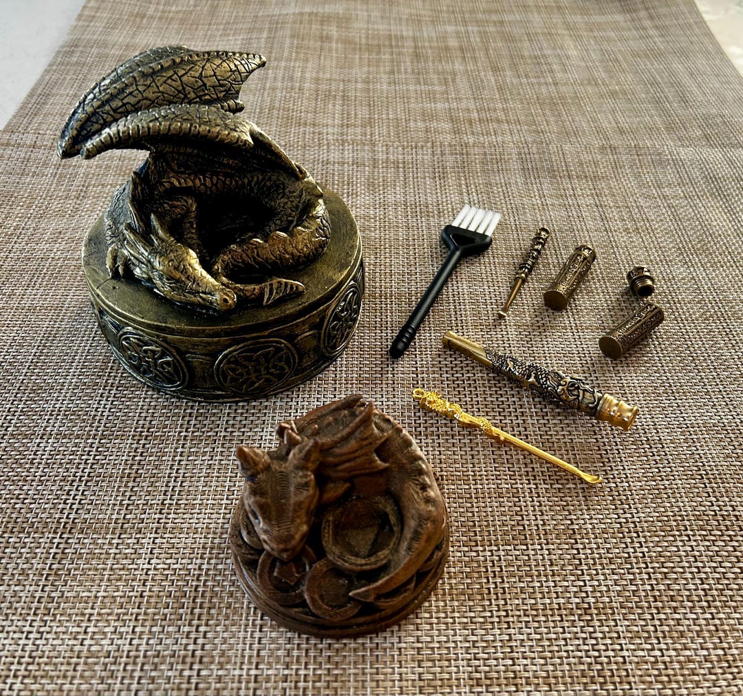 Dragon Theme Medicine Container - Etsy