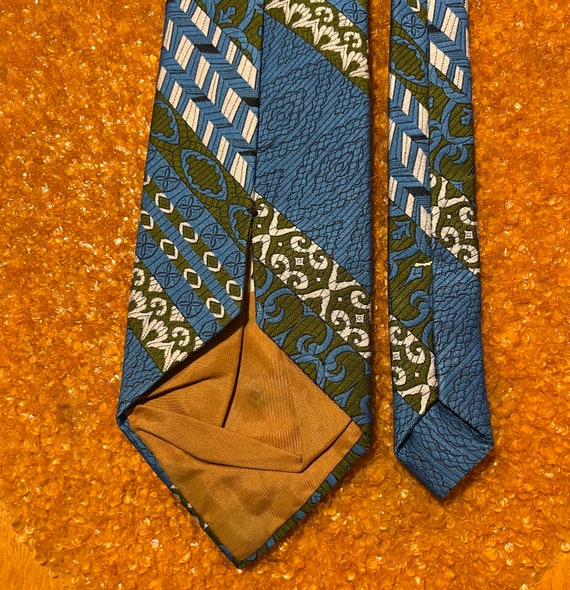 Super Wide Hip Mod Men's Tie, Vintage Ernst Necktie, … - Gem