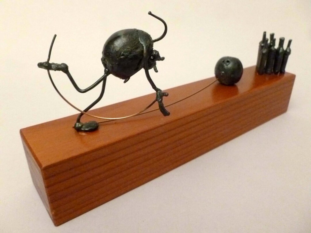 Original Flea Greg Quayle Metal Sculpture, Bowler - Etsy