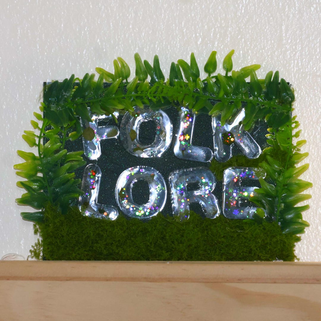 Turns Into Folklore Home Decor Taylor Folklore Inspired Design Epoxy ...