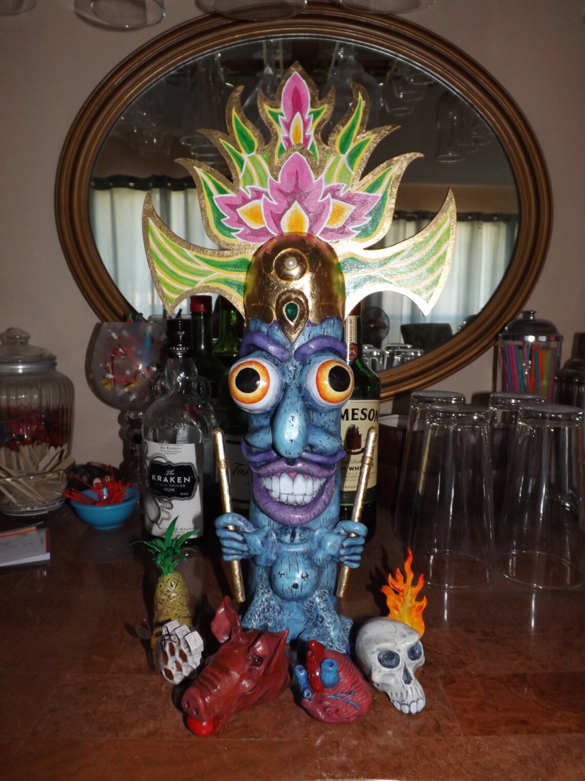 Mondo Juju! Mixed-media Sculpture With Interchangeable Juju Tokens - Etsy