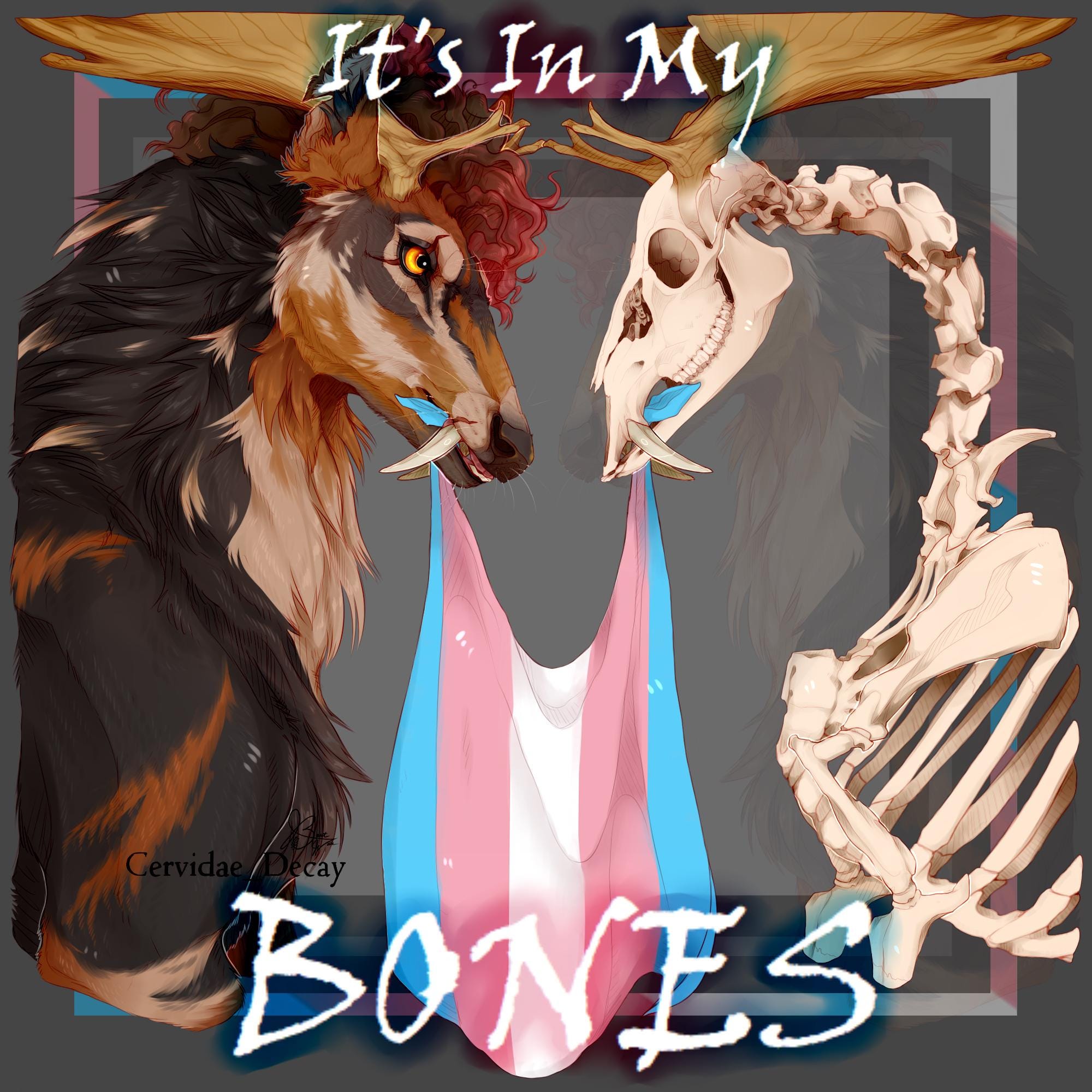 Animal / Furry Pride Flag Lineart Base Pack (deer Version) - Etsy