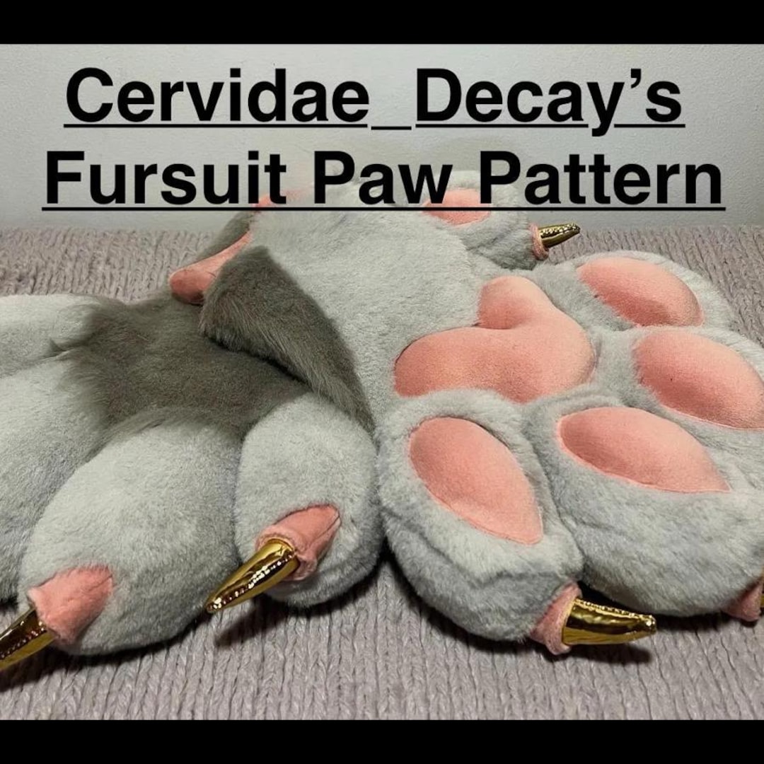Fursuit Puffy Paws Digital Template/instructions - Etsy