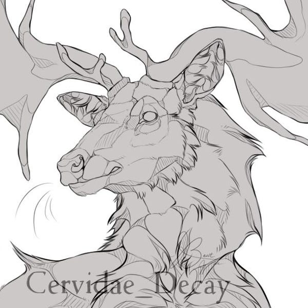 Irish Elk - Etsy