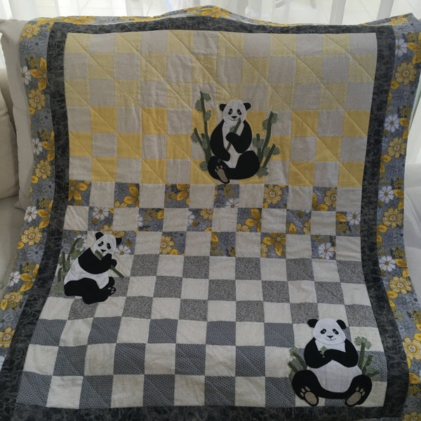 Panda Quilt Patterns - Etsy