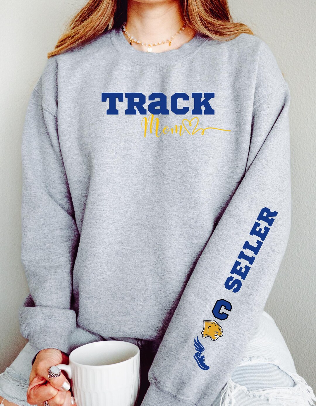 Customizable Clovis High School Track and Field Hoodie/crewneck ...