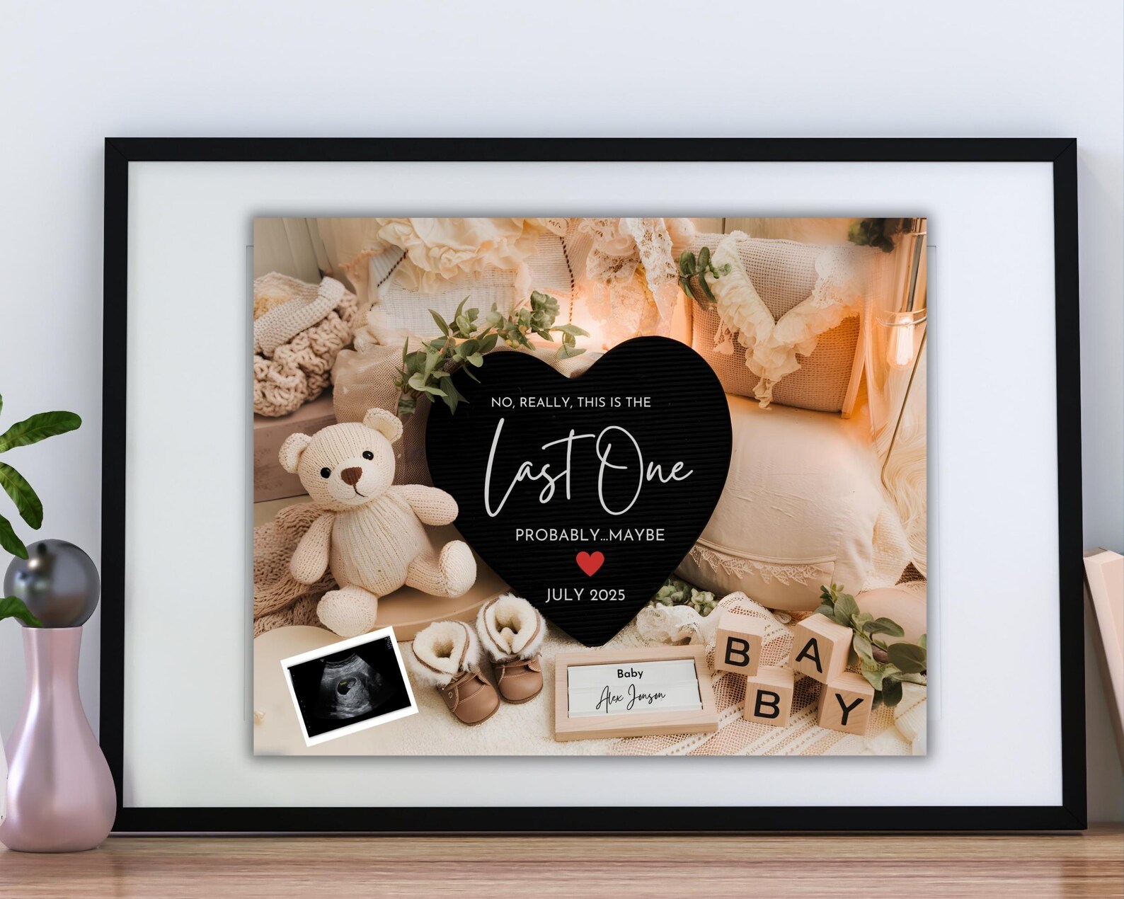 Last One Baby Pregnancy Announcement Digital,funny Pregnancy ...