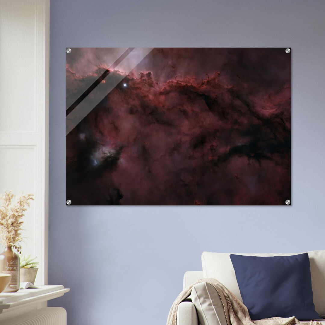 NGC 6188 fighting Dragons of Ara Starless Acrylic Mounted Print - Etsy
