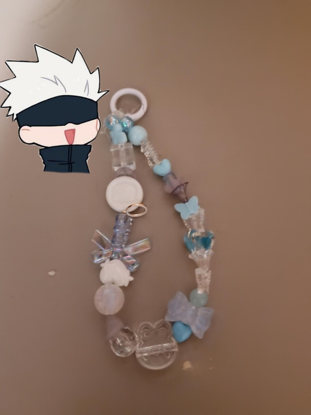 Satoru Gojo Themed Keychain - Etsy