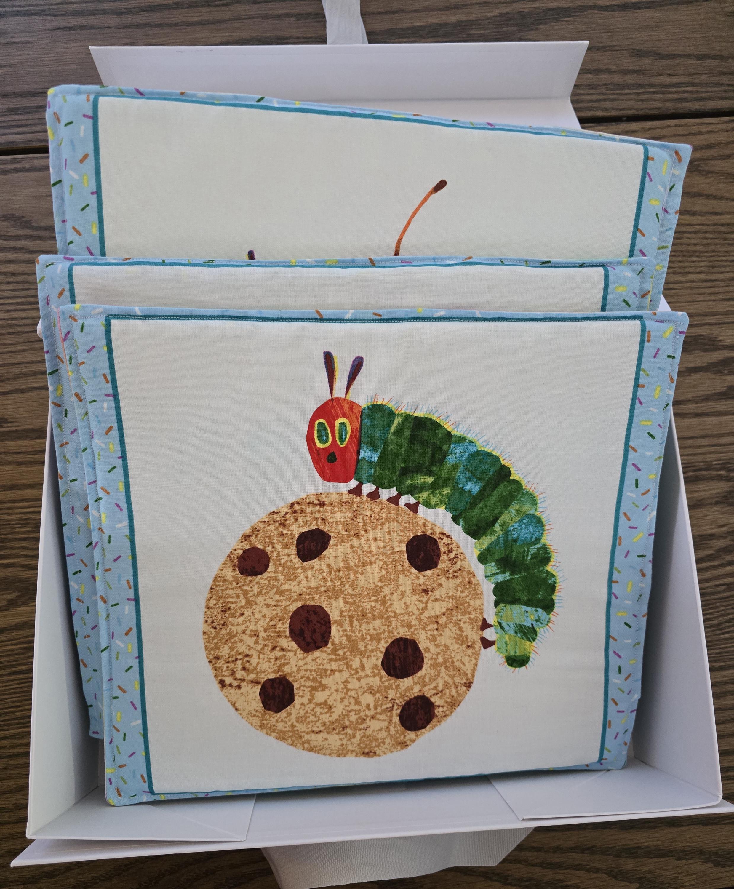 The Very Hungry Caterpillar Fabric Panels - Set of 8 - Eric Carle ...